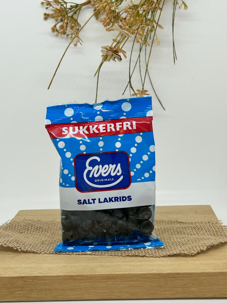 Evers Salt Lakrids - Salty Licorice Sugar Free – DanishNordic